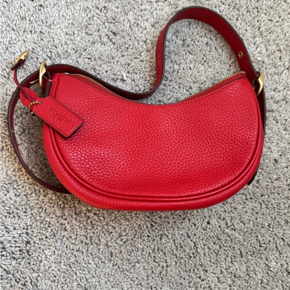 Coach | Bags | Coach Red Leather Womens Bag | Poshmark